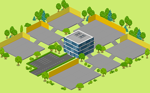Office Maze - Icograms Template
