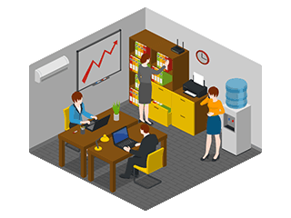 Office Elements - Icograms Template